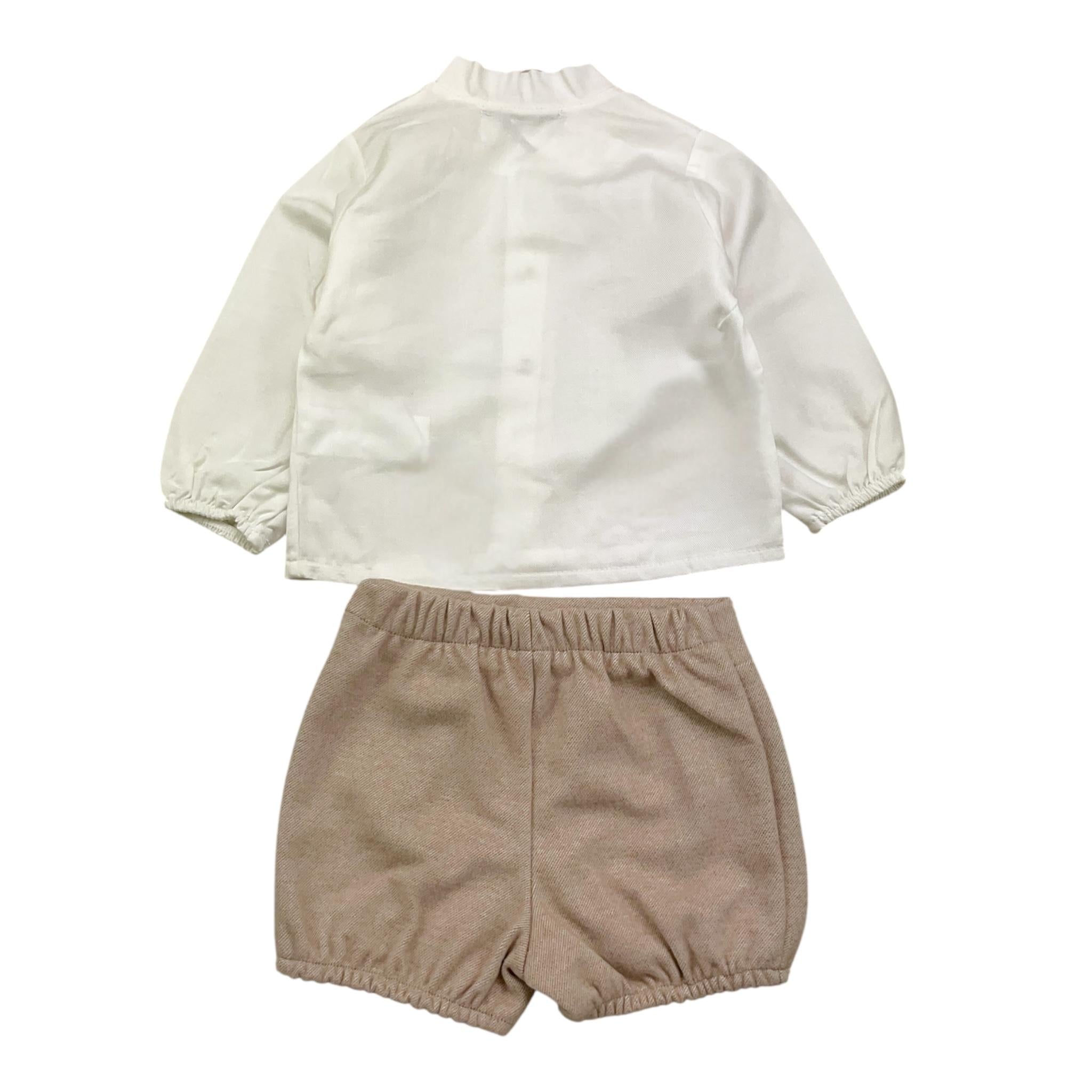 CALAMARO completo 2 pezzi camicia-bermuda Bianco per Neonato - Colors ...